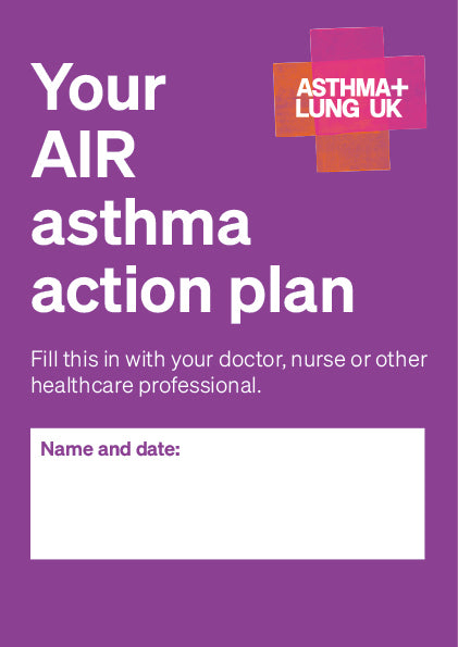 AIR action plan - editable download – Asthma + Lung UK