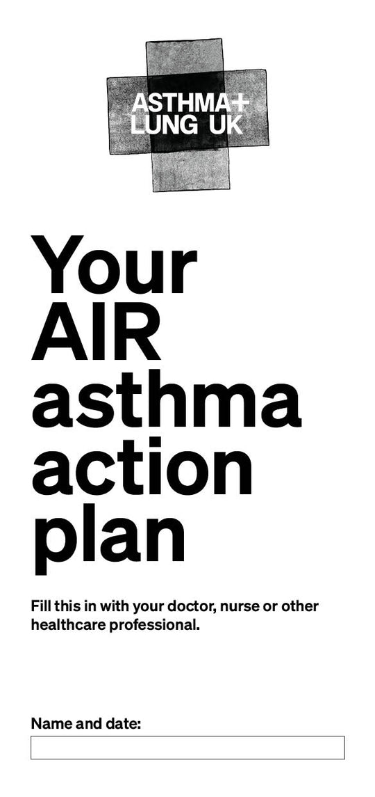 Asthma Action Plans Asthma Lung Uk