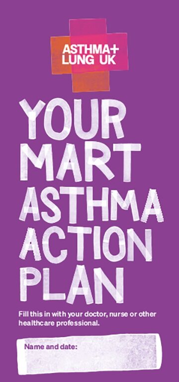 MART asthma action plan - full colour editable – Asthma + Lung UK